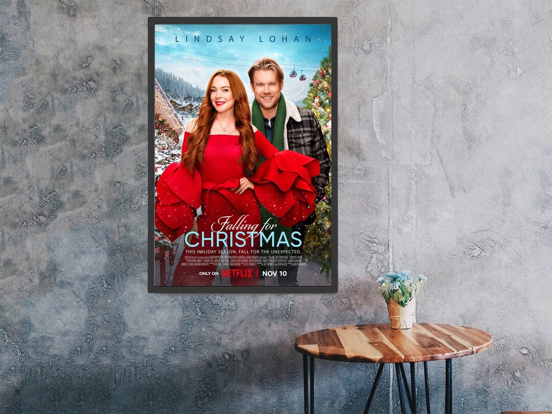 Falling for Christmas Movie Posters Wall Art Unique Customized Poster ...