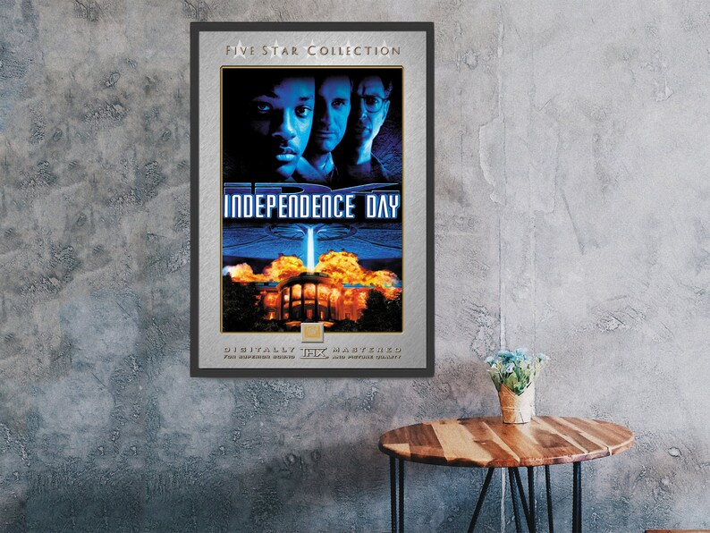 Independence Day Movie Posters Wall Art Unique Customized Poster Gifts ...