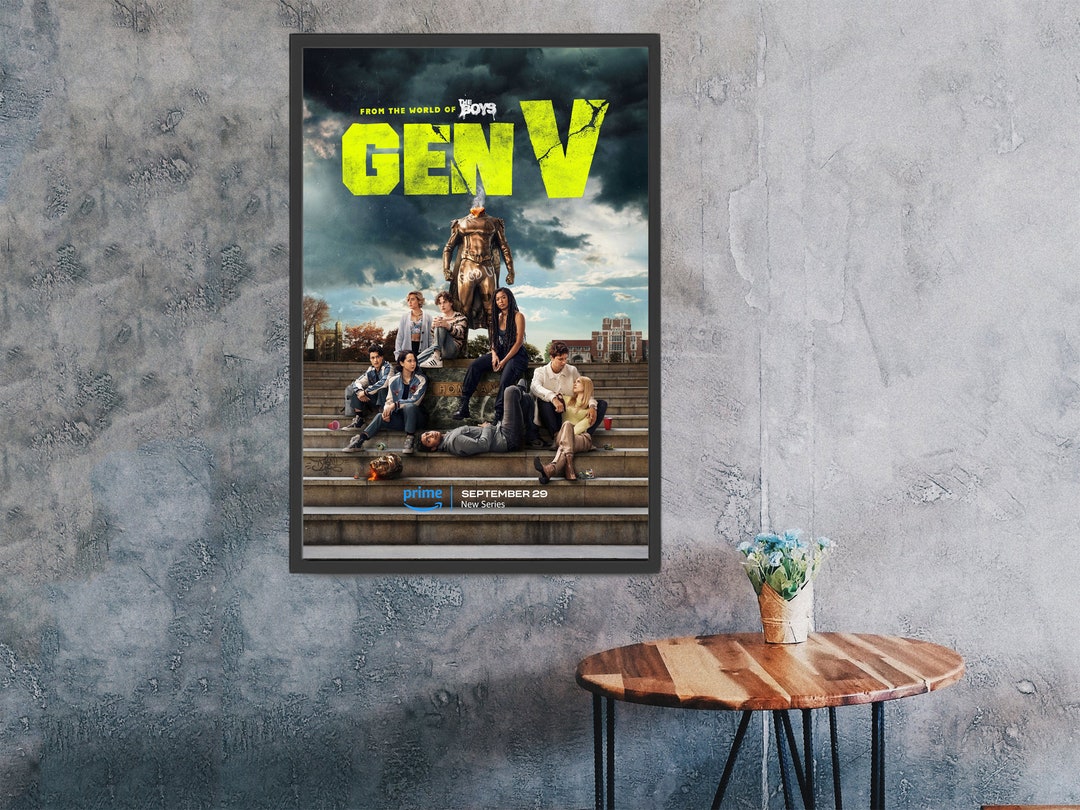 Gen V Season 1 Movie Posters Wall Art Unique Customized Poster Gifts ...