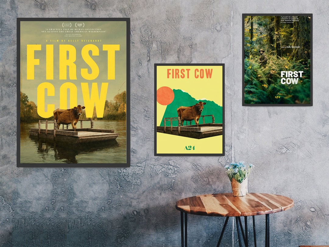 First Cow Movie Posters Wall Art Unique Customized Poster Gifts Canvas ...