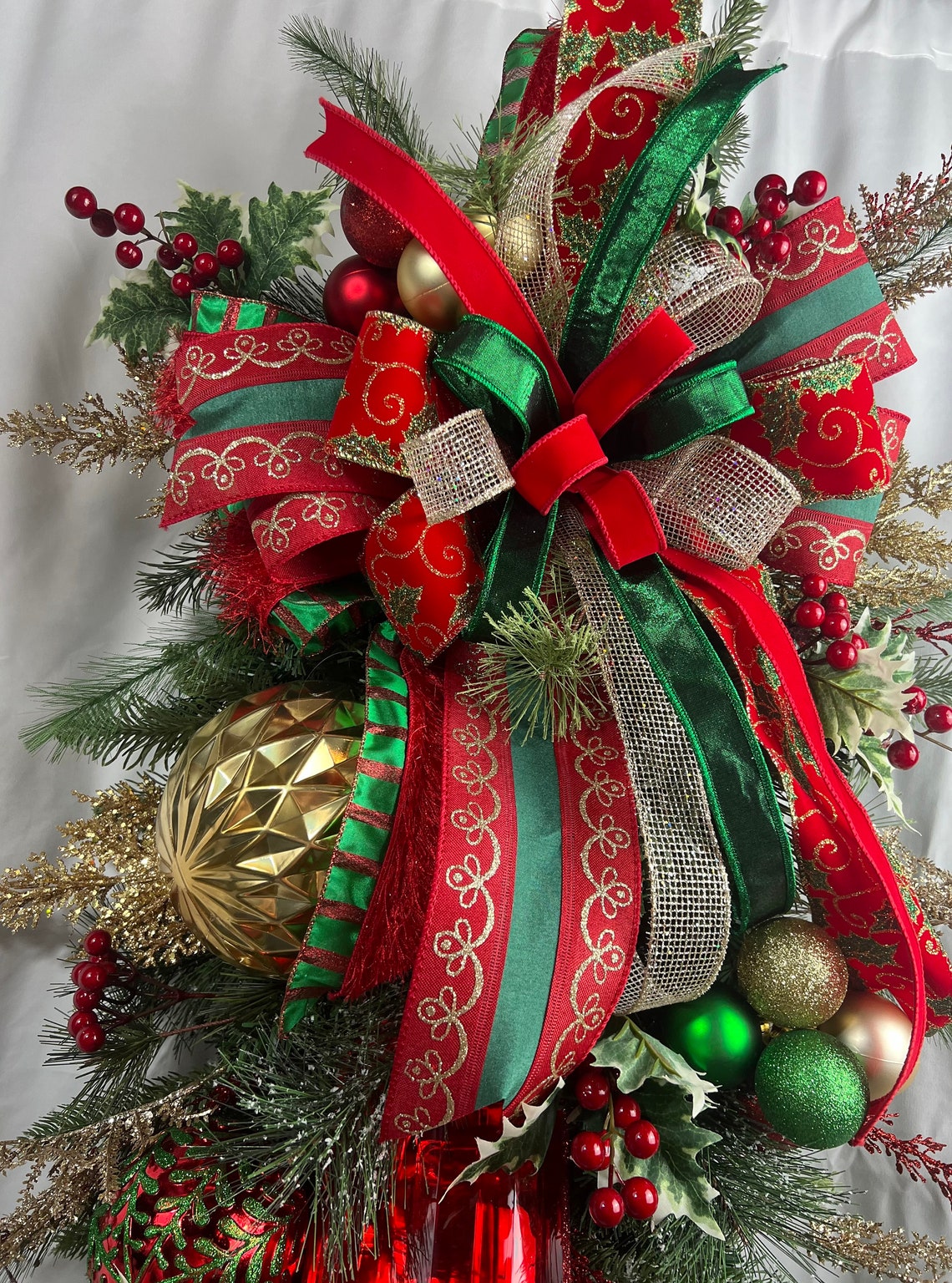 Jeweled Christmas Swag Large - Etsy