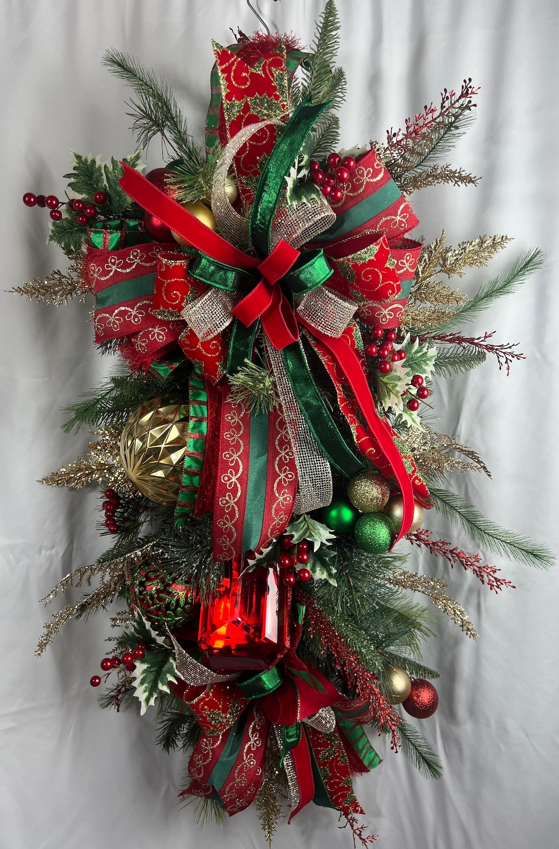 Jeweled Christmas Swag Large - Etsy