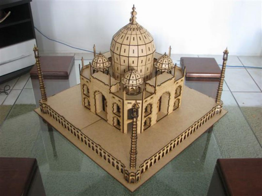 Taj Mahal 3D Puzzle for CNC, Laser Cut & Cricut Machines - Digital ...