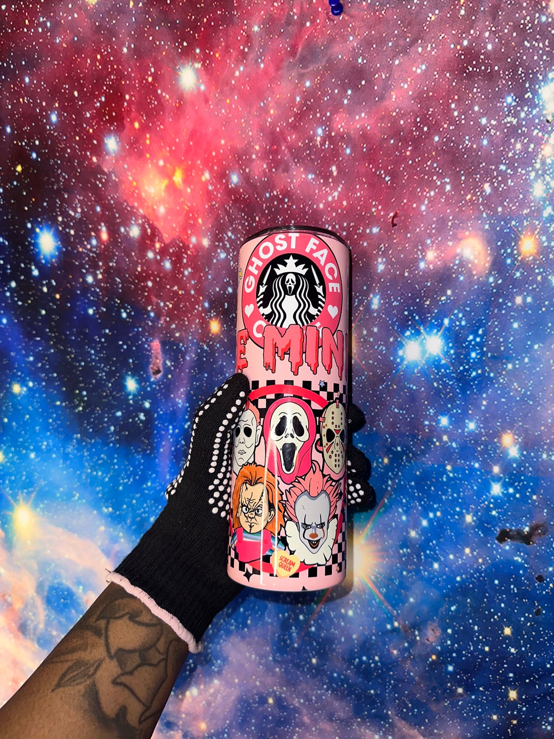 Valentine Ghostface Tumbler - Etsy