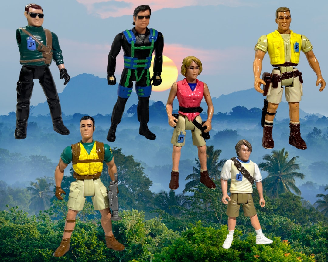 Jurassic Park the Lost World Vintage Action Figures 1990s - Etsy