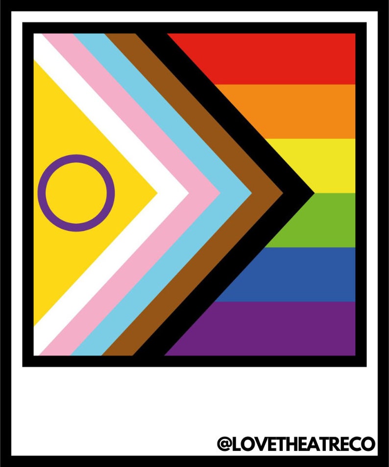 Progress Pride Flag Polaroid Holographic Weatherproof Sticker Decal ...