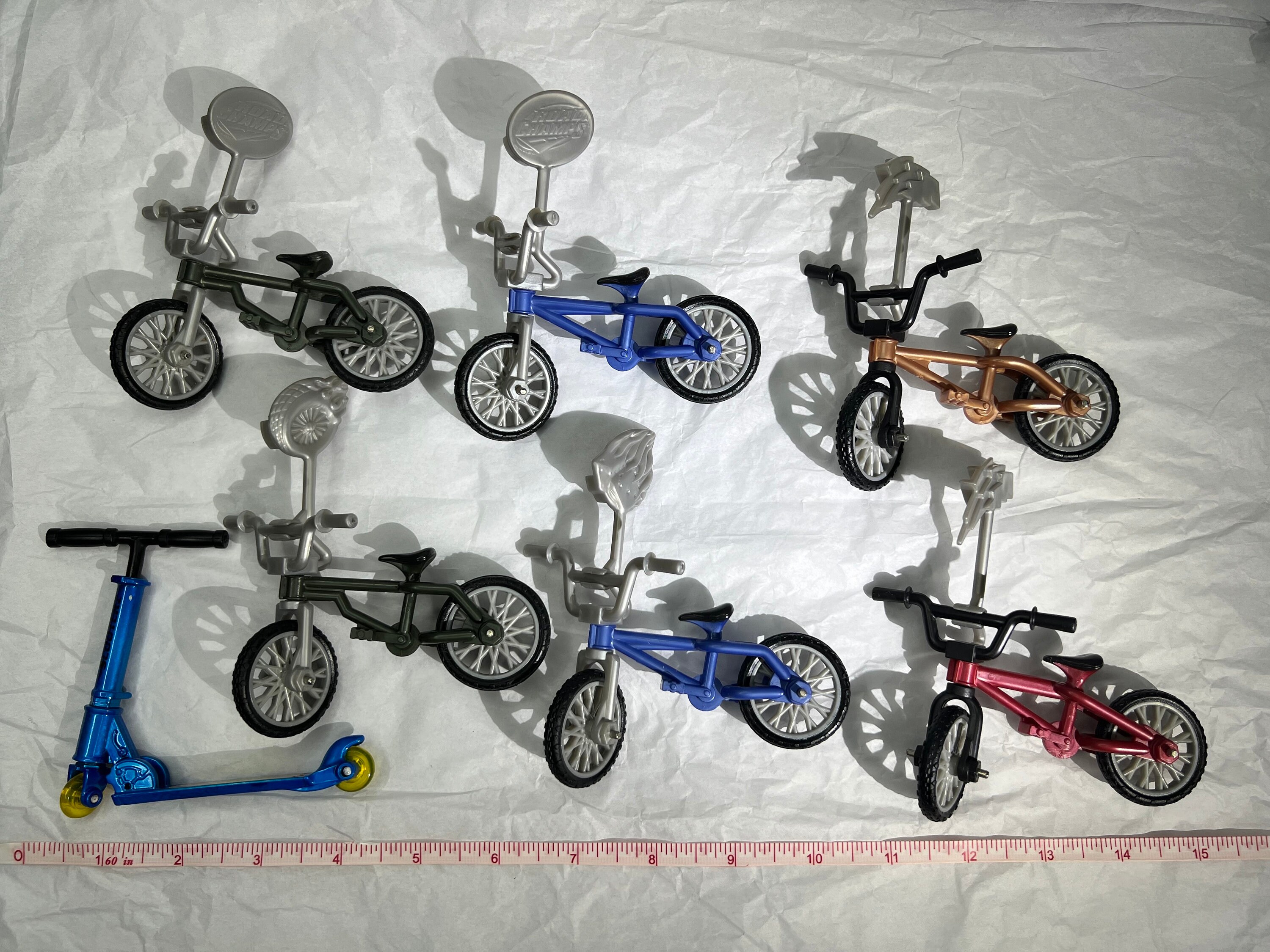 Vintage Taco Bell Toys | Finger Bikes | 1990s | Finger Scooter | Six ...