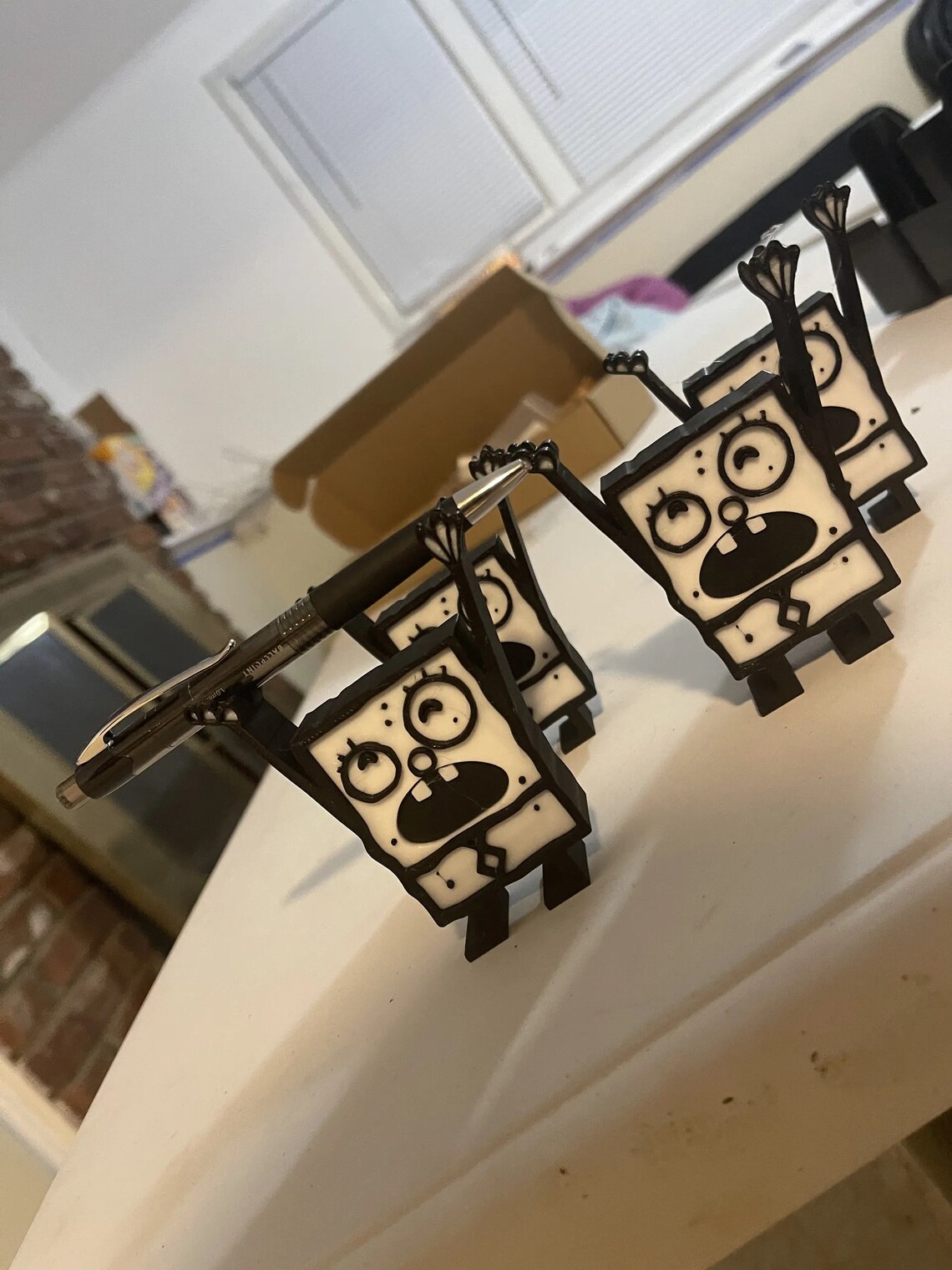Doodlebob Pencil Holder 3D Printed Spongebob Desk Organizer Me Hoy ...