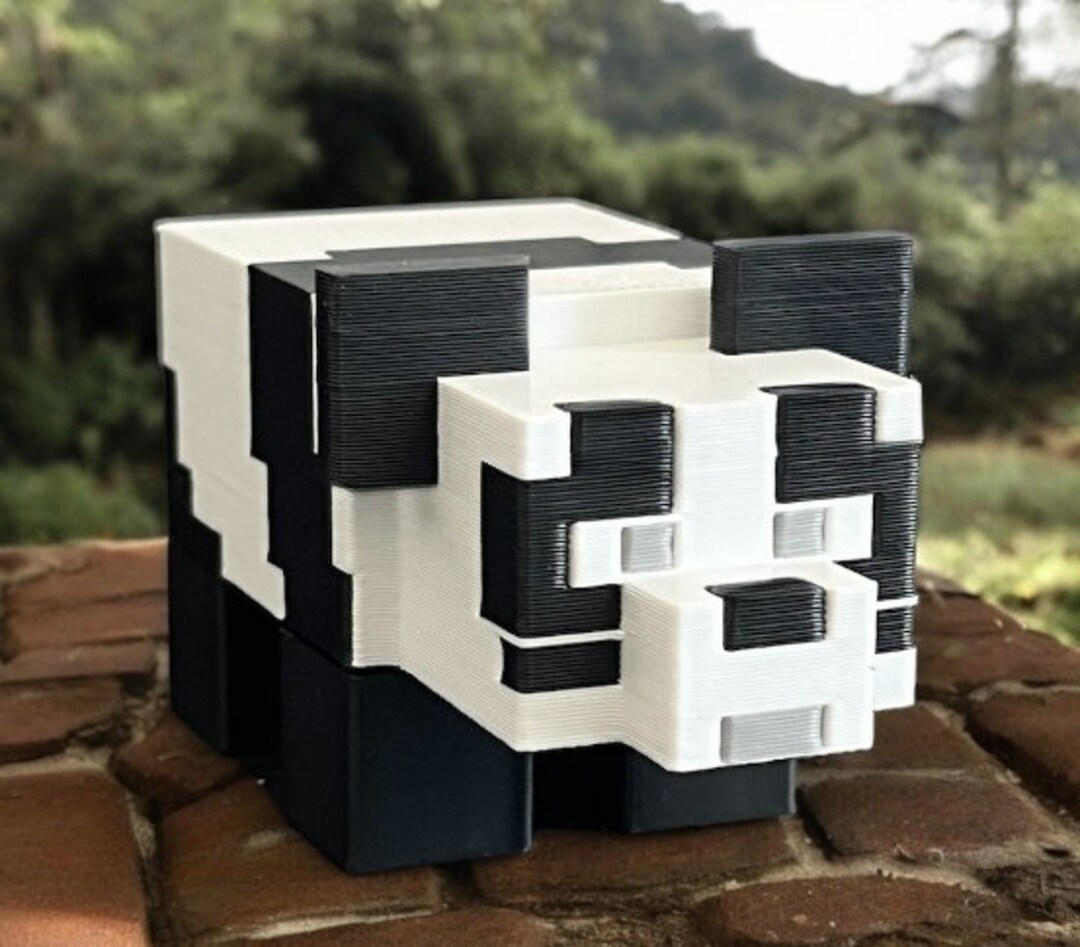 Cute Minecraft Panda Figurine - Perfect Birthday Gift & Game Decor for ...