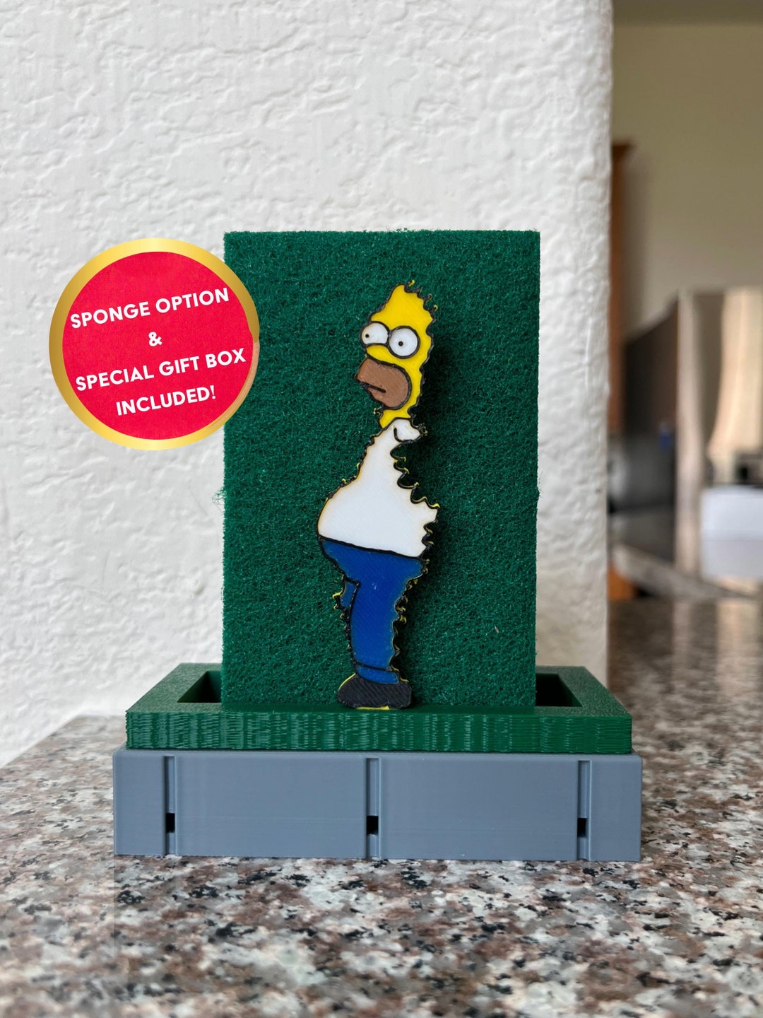 Homer Simpson Sponge Holder | the Simpsons Bush Meme | Functional ...