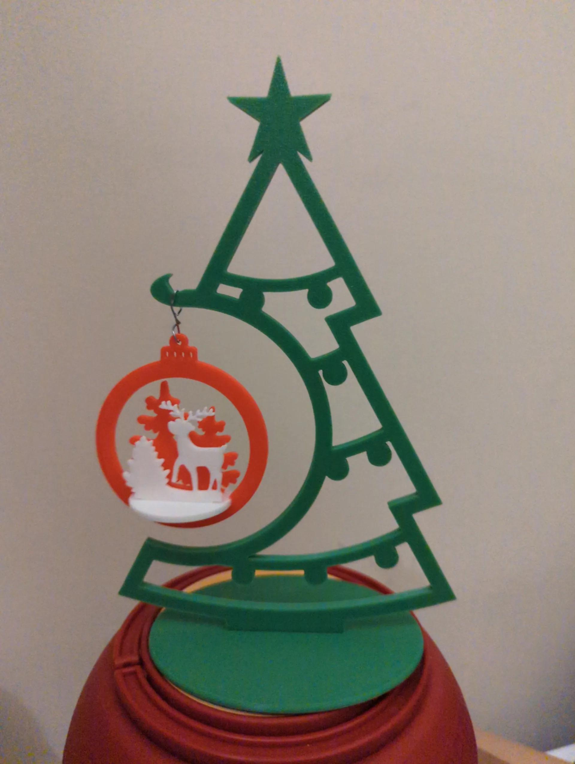 Customizable Mini Christmas Tree Gift Holds Ornament, Bauble ...