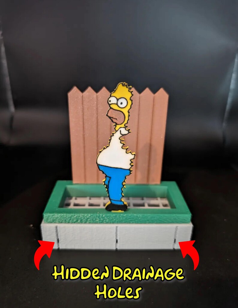 Homer Simpson Sponge Holder | the Simpsons Bush Meme | Functional ...