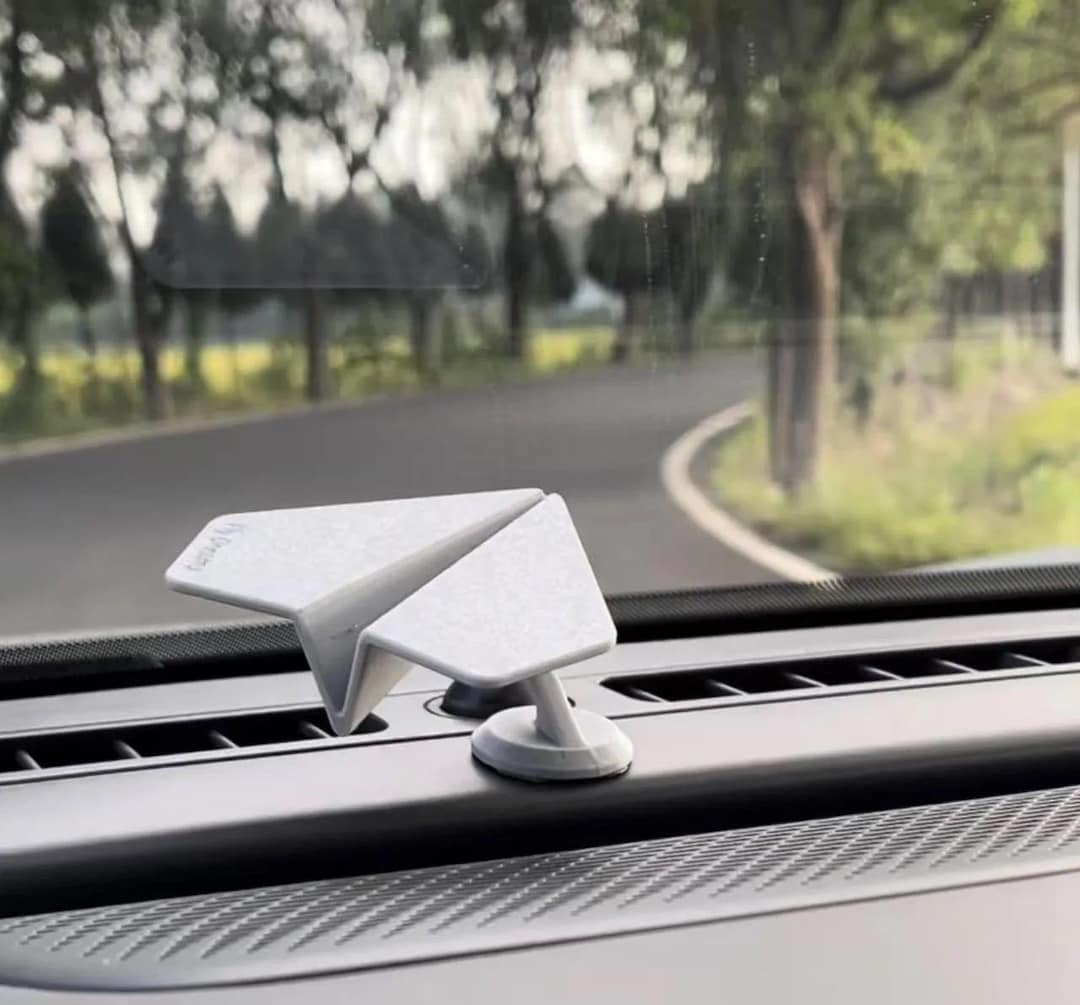 Paper Airplane Dashboard Ornament | Interactive Inertia-following ...