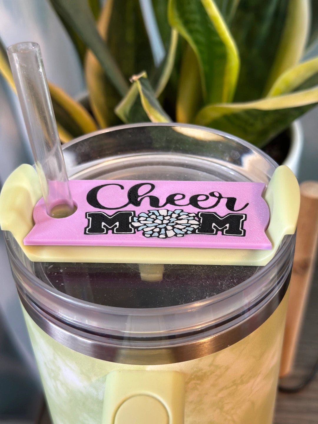 Cheer Mom Stanley Cup Lid Topper for 40oz Tumblers Personalized ...