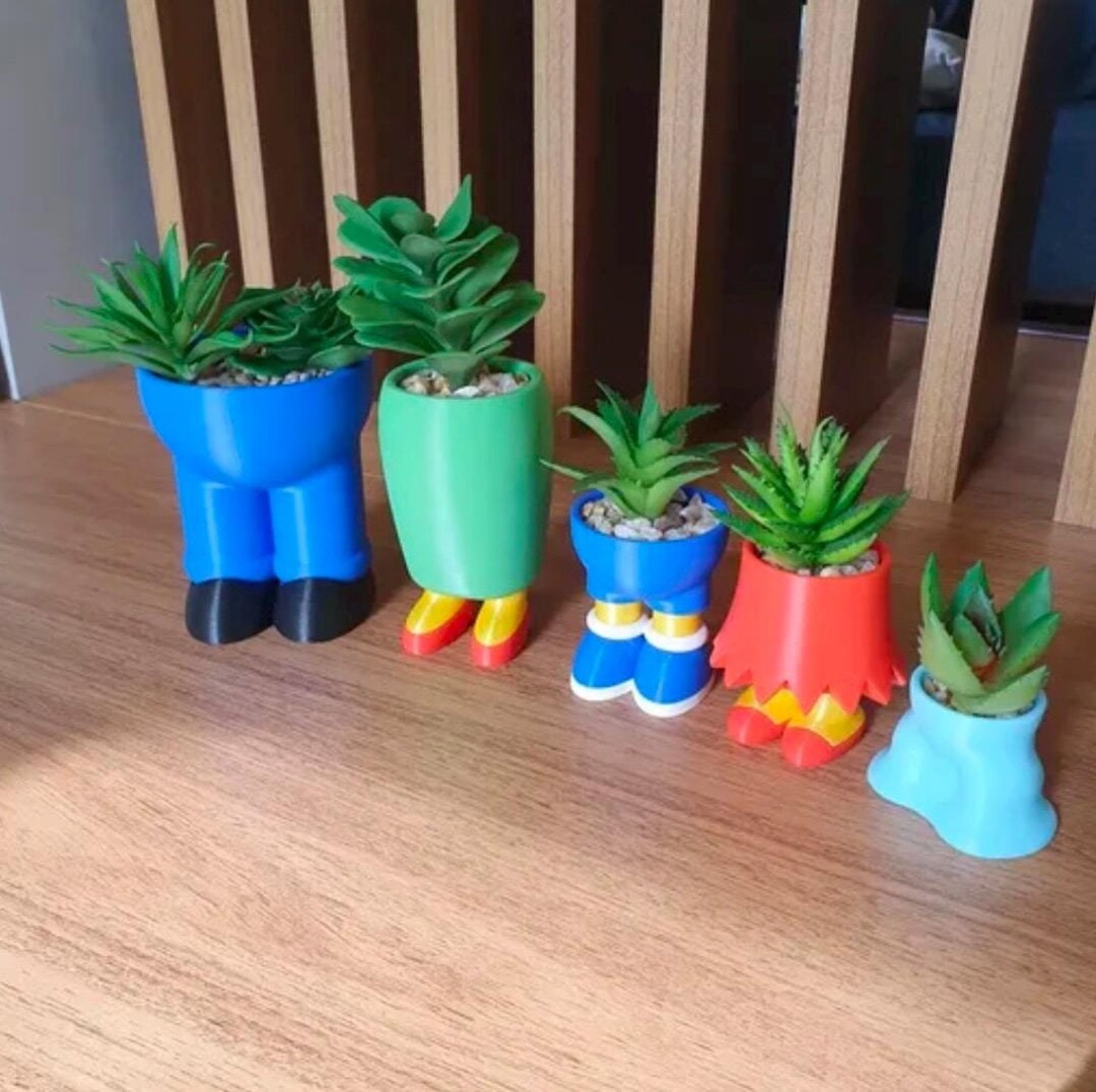 Vibrant Iconic Family Character Planters | Succulent Pots for Home and ...