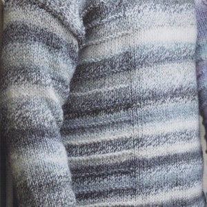 Chunky Sweater Knitting Pattern Turtle Neck & Round Neck - Etsy