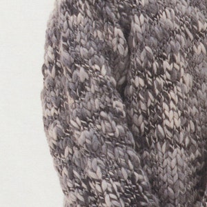 Baggy Super Chunky Sweater Knitting Pattern Turtleneck in Super Bulky ...