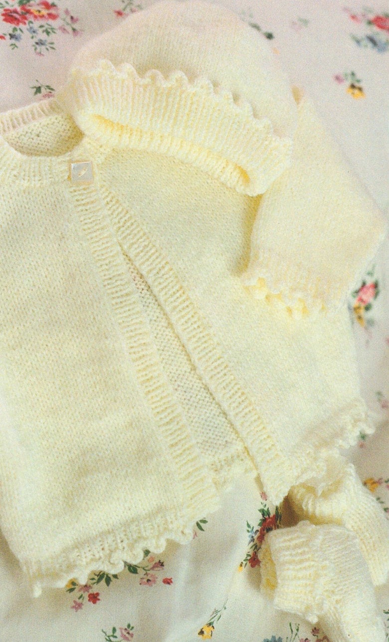 Premature Baby Knitting Pattern Early Baby 4 Ply / Fingering / Fine ...