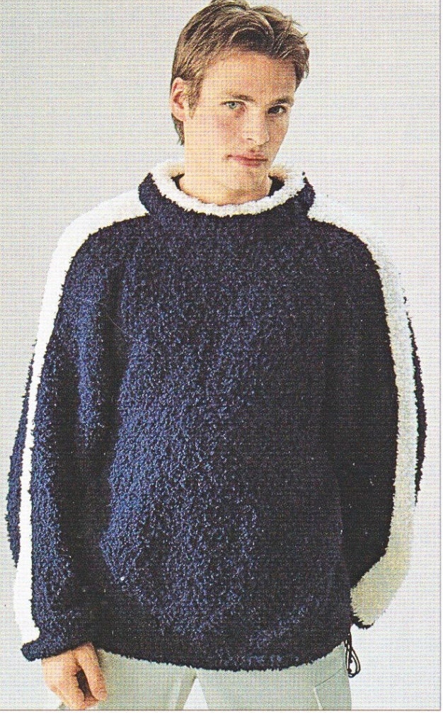 Womens Sweater Knitting Pattern Chunky / Bulky / 12 Ply Yarn Ladies ...