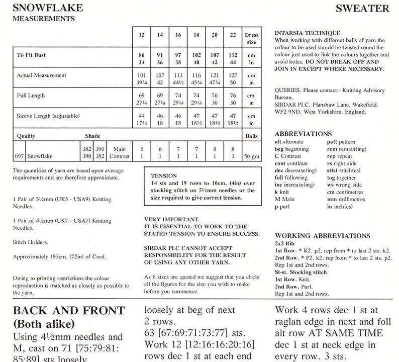 Womens Sweater Knitting Pattern Chunky / Bulky / 12 Ply Yarn Ladies ...