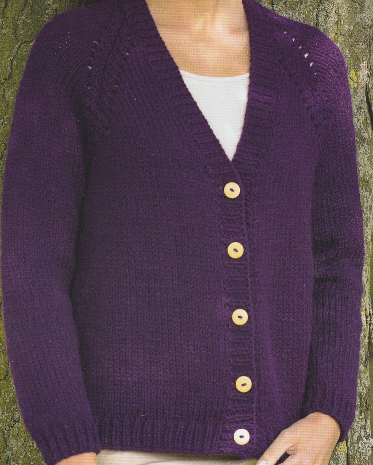 Chunky Womens Cardigan Knitting Pattern Chunky Yarn Ladies - Etsy