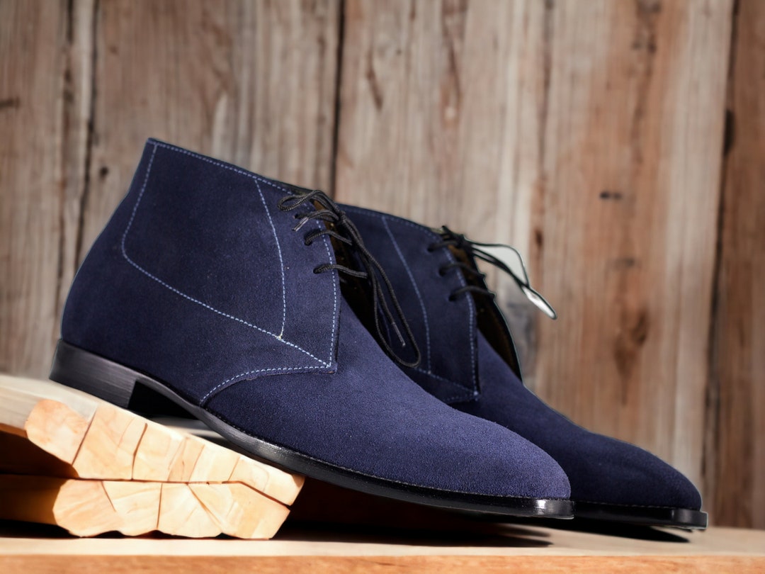 Handmade Men's Burgundy Leather Split Toe Boots FASHION Ankle BOOT ...