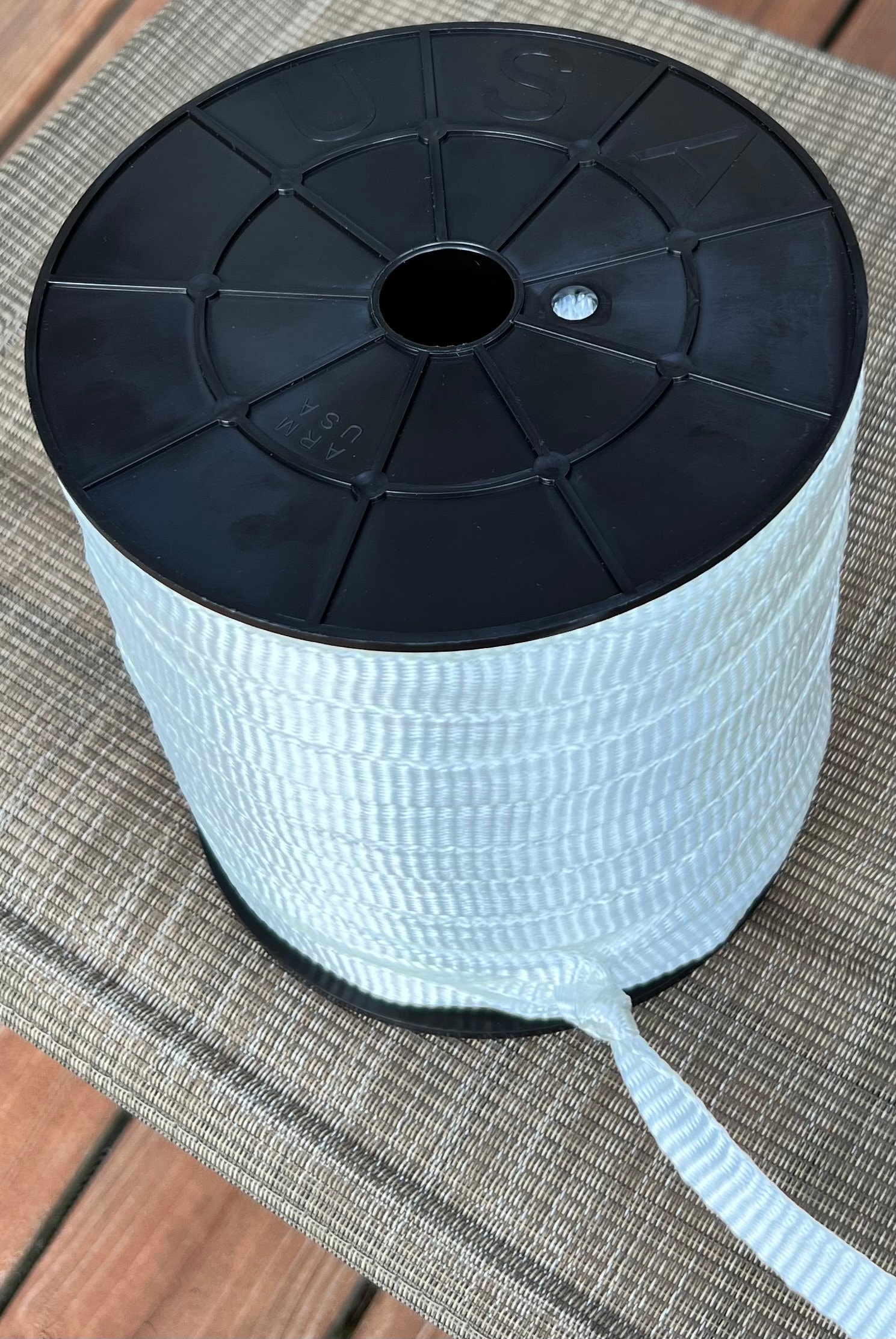 3/4 X 600ft, 2500LB Tensile Polyester Pull Tape, Mule Tape, Flat Rope ...