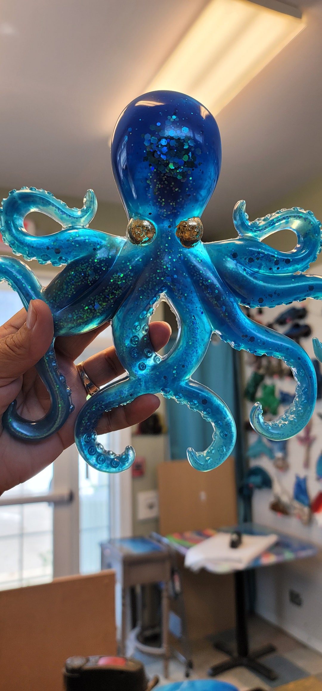 Epoxy Resin Octopus! - Etsy
