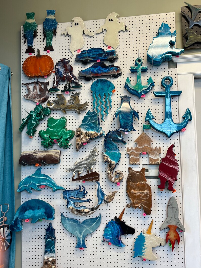 Epoxy Sand Castle Wall Piece With Shells - Etsy