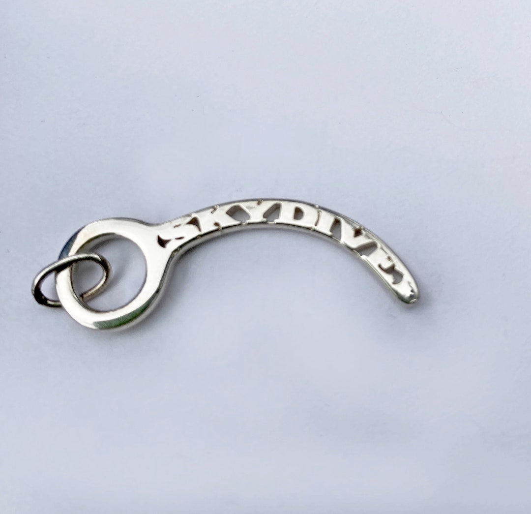 Skydiving Closing Pin Silver "skydive" - Etsy