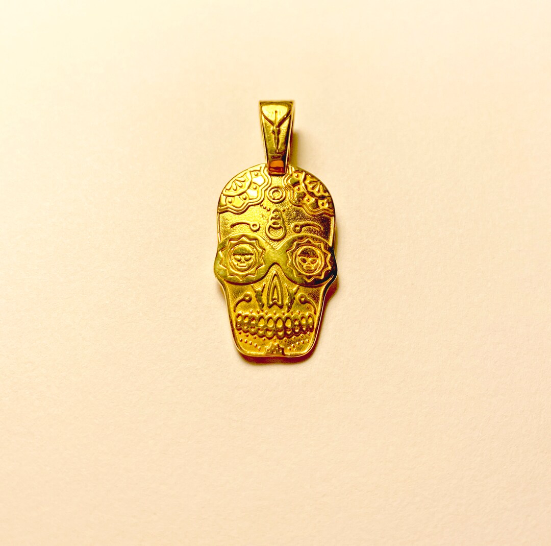 Skydive Scull Bronze - Etsy