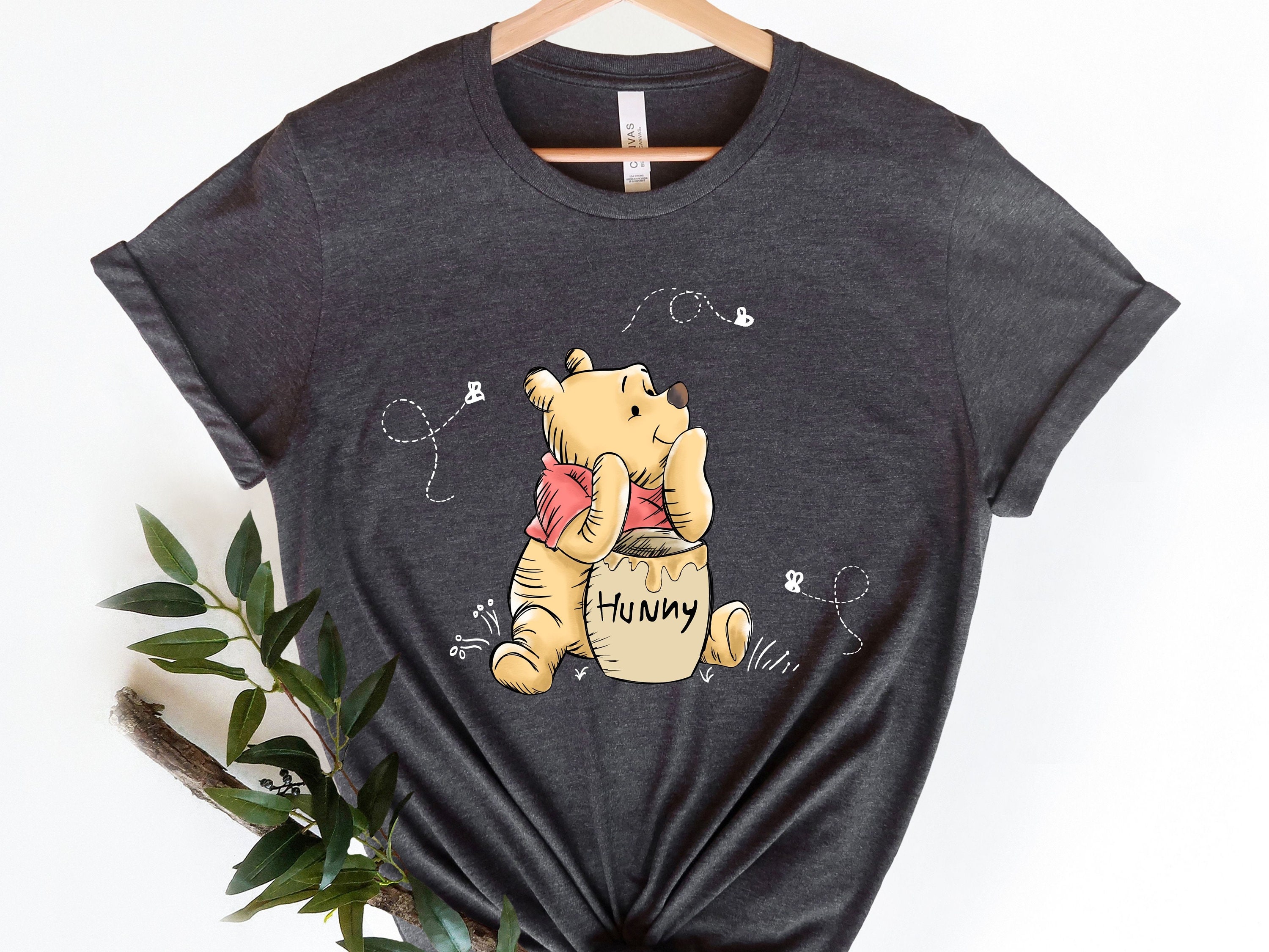 Vintage Pooh Shirt, Minimal Winnie the Pooh Shirt, Disney Family ...