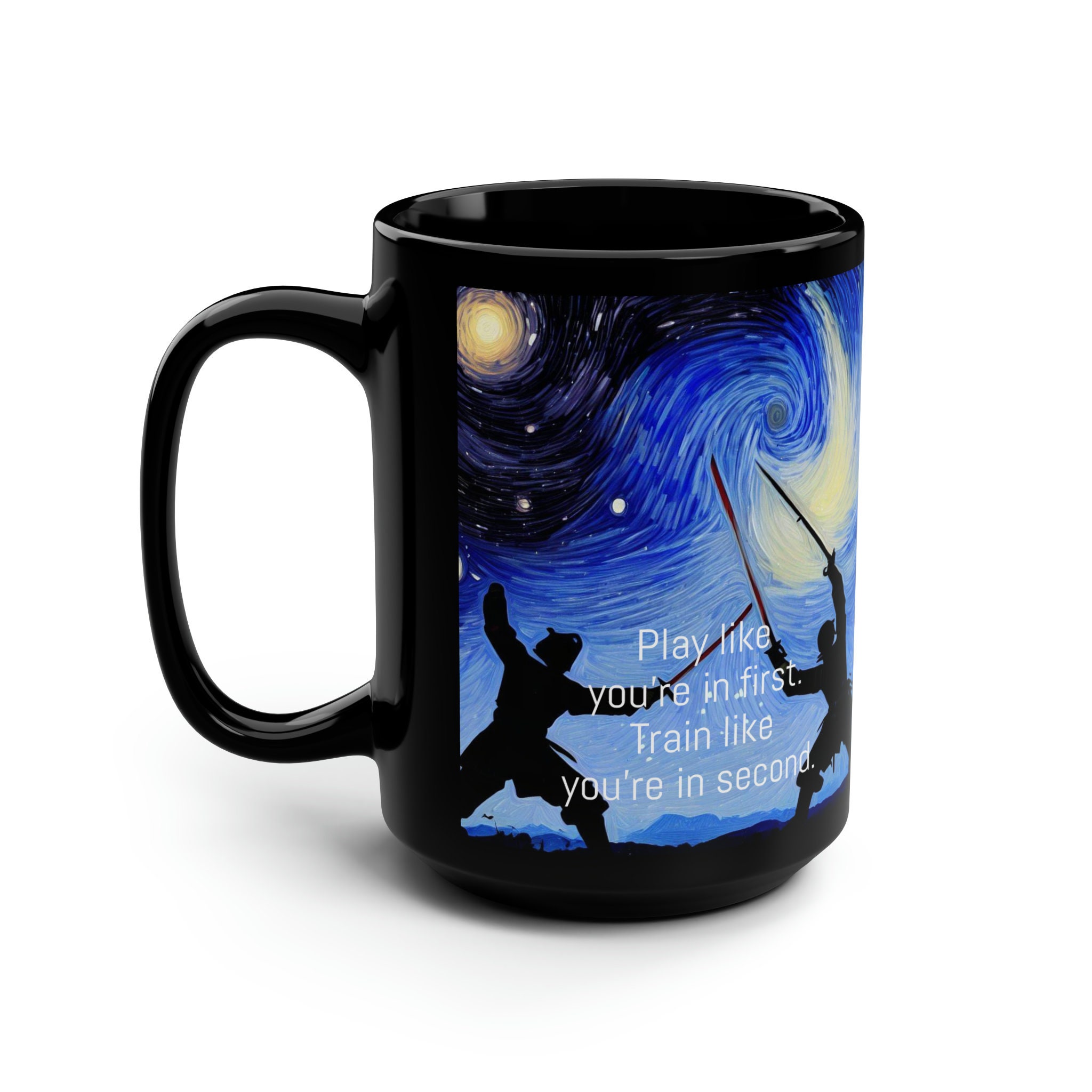 Starry Night Training Ninja Warrior Samurai Saying Training Quote Jui ...