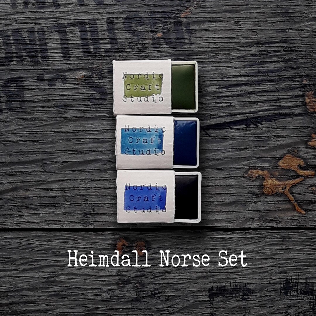 Heimdall Norse Set - Handmade Watercolour Paints of Artist Quality in ...