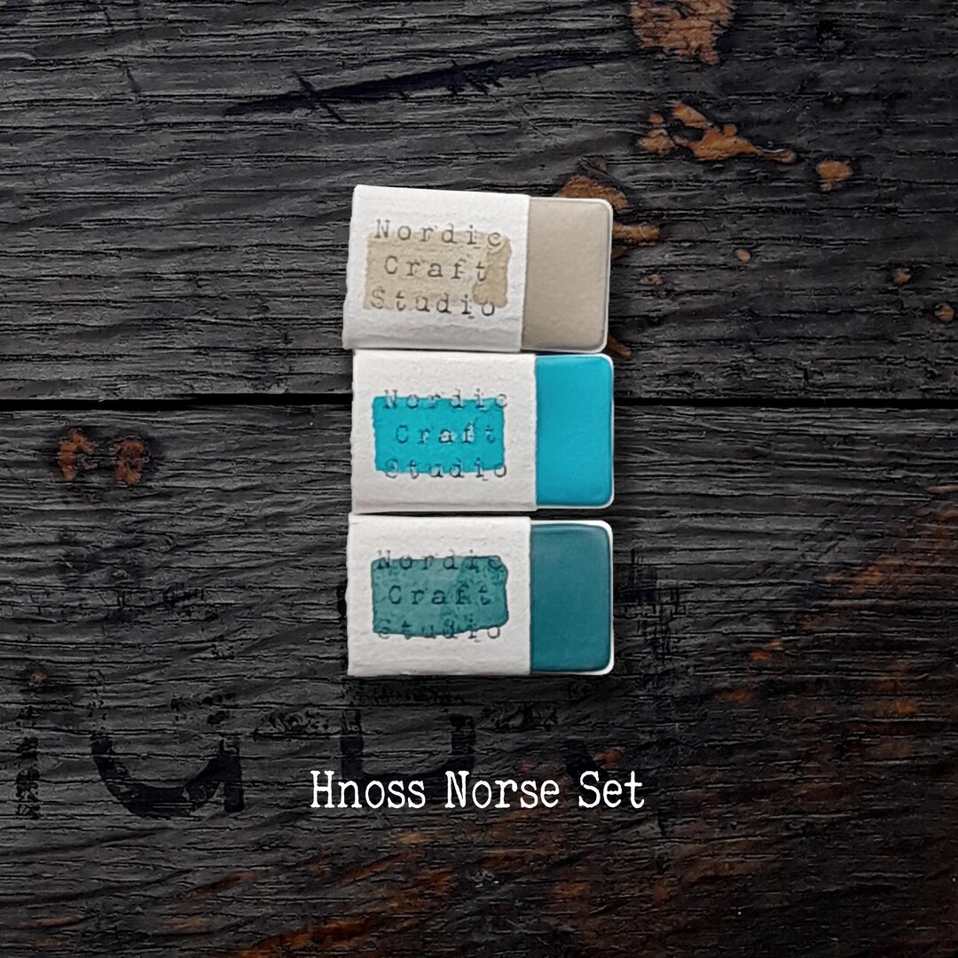 Hnoss Norse Set - Handmade Watercolour Paints of Professional Artist ...