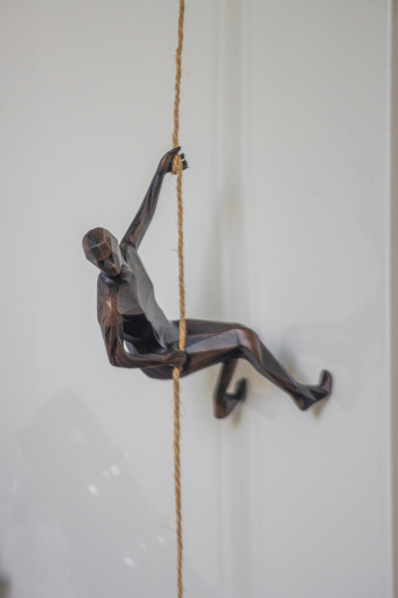 Climbing Figures Wall Art Bronze, Copper, Gold, Gun Metal Effect ...