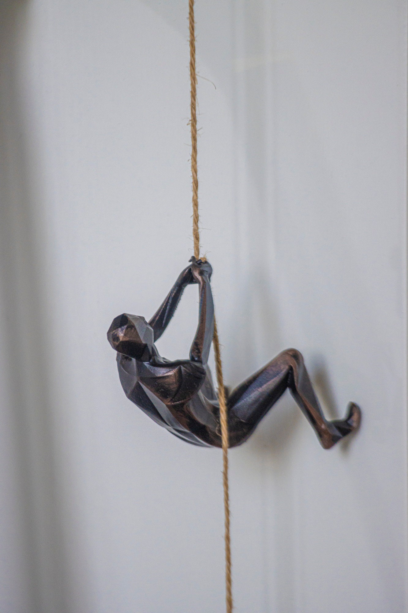 Climbing Figures Wall Art Bronze, Copper, Gold, Gun Metal Effect ...