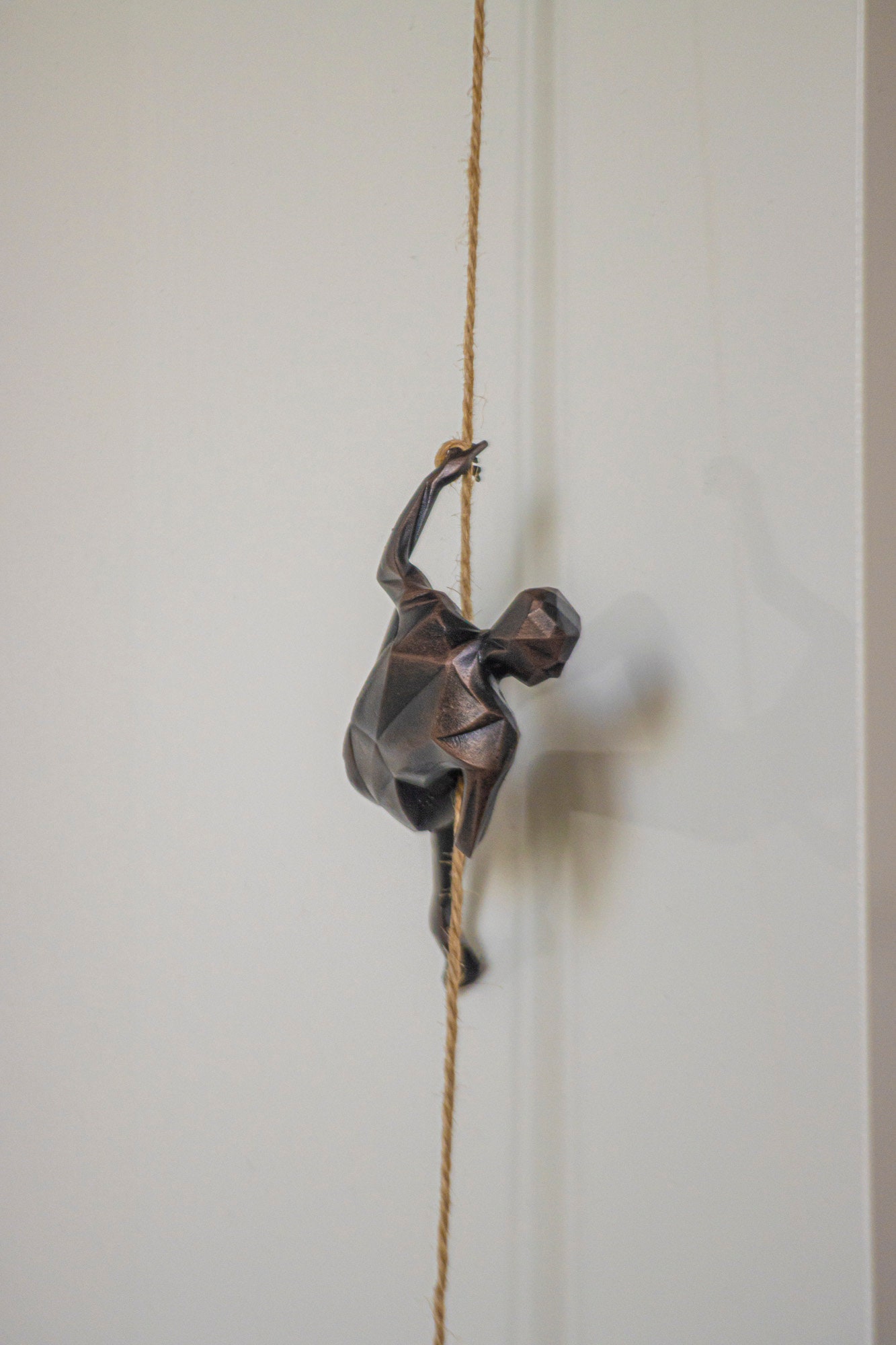 Climbing Figures Wall Art Bronze, Copper, Gold, Gun Metal Effect ...