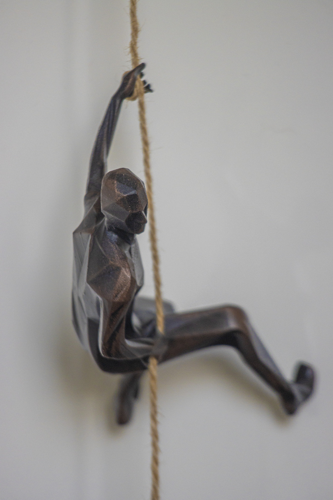 Climbing Figures Wall Art Bronze, Copper, Gold, Gun Metal Effect ...