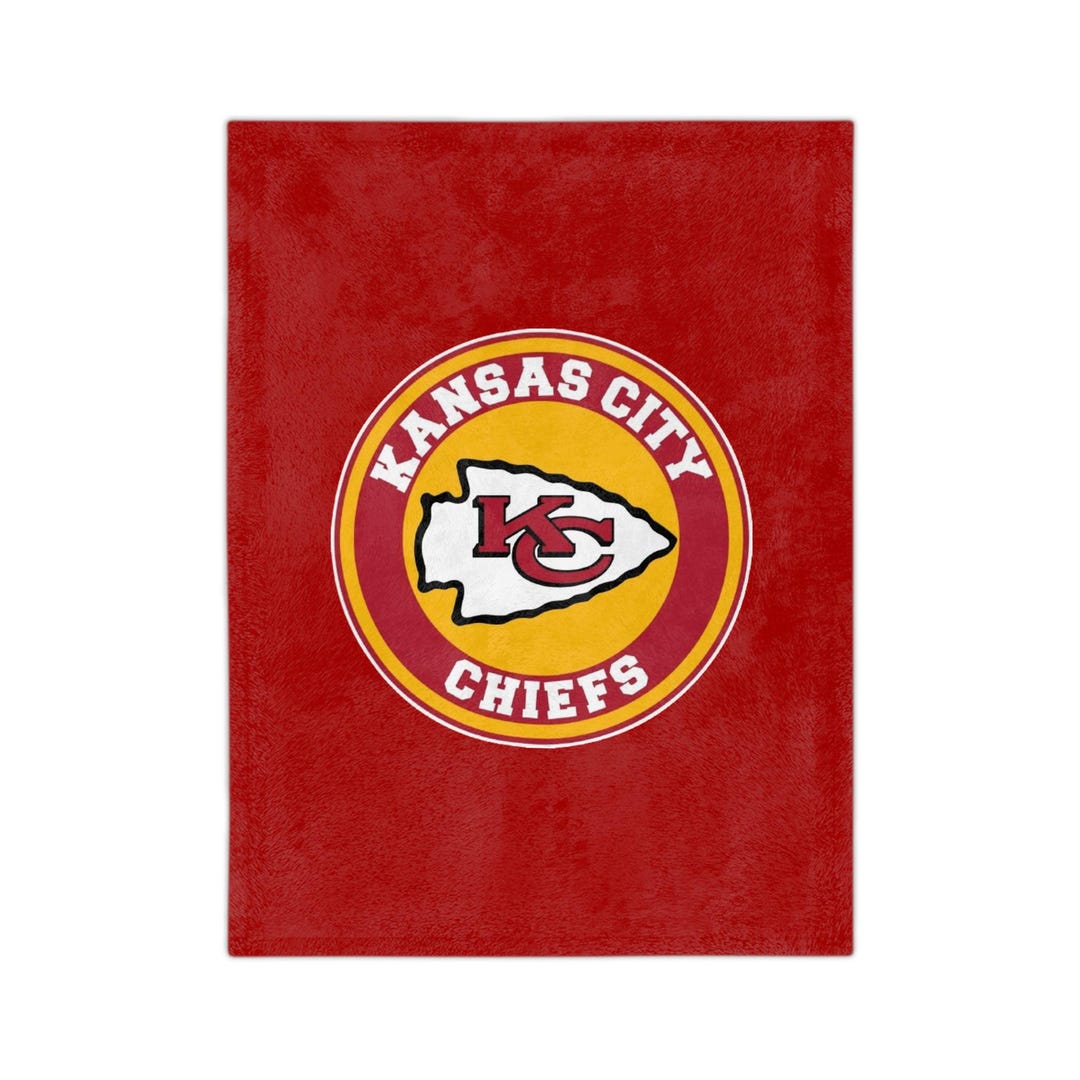 Kansas City Chiefs Plush Blanket Chiefs Blanket Kansas City Blanket ...