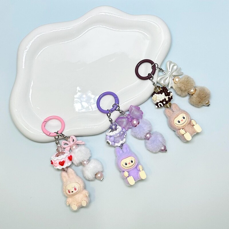 Labubu Keychain - Etsy