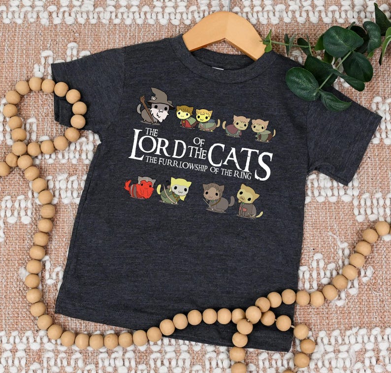 Lord of the Cats T-shirt: Furrlowship of the Ring, Cat Lover Gift - Etsy