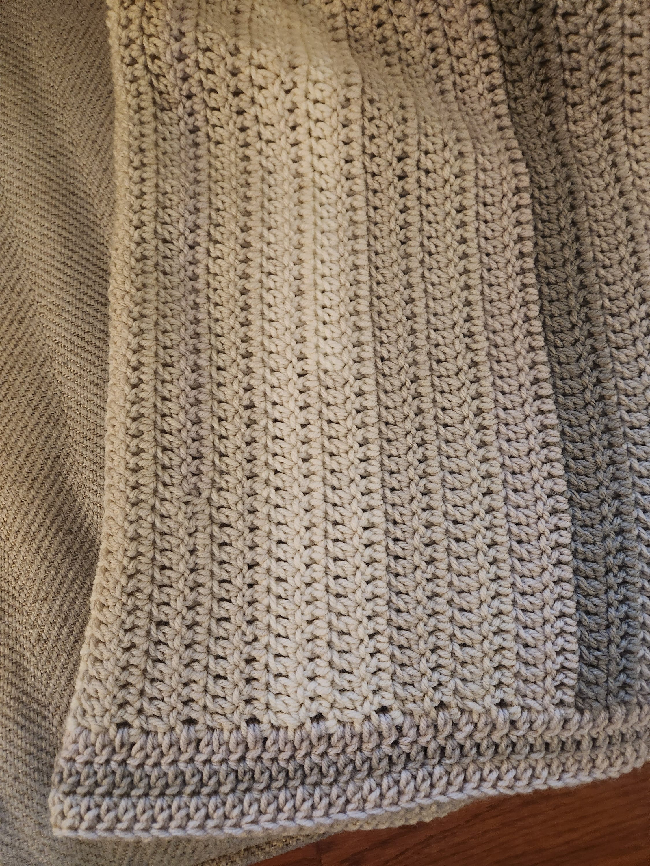 Crocheted Afghan - Gray Colors - Etsy