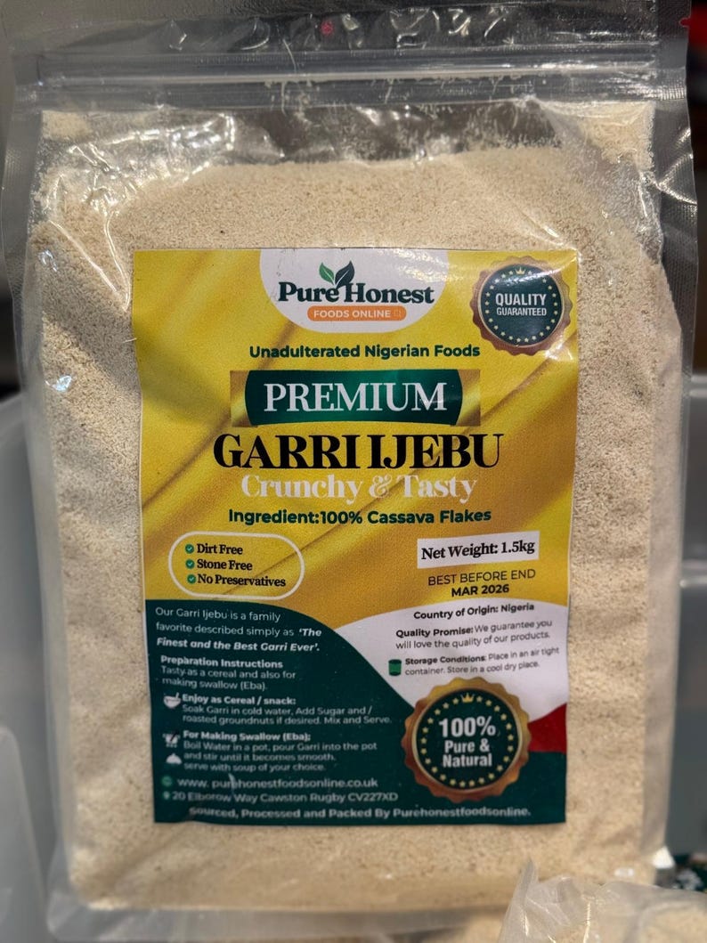 Garri Ijebu - Grade 1 (1.5kg) - Etsy