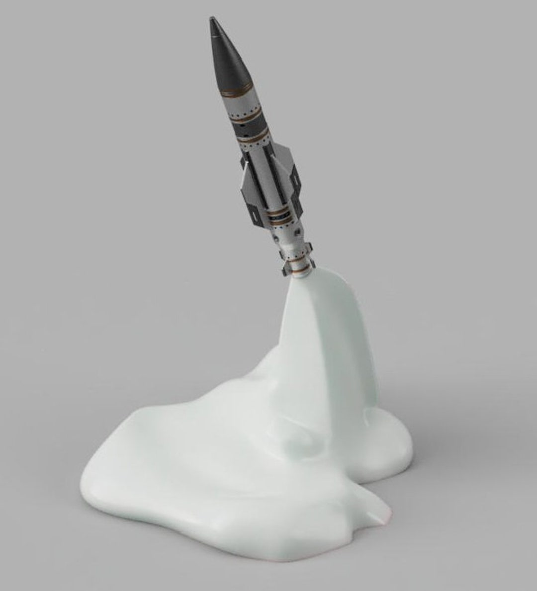 Missile Launch 3D Printing, STL File, Missile Launch, Missile Figure ...