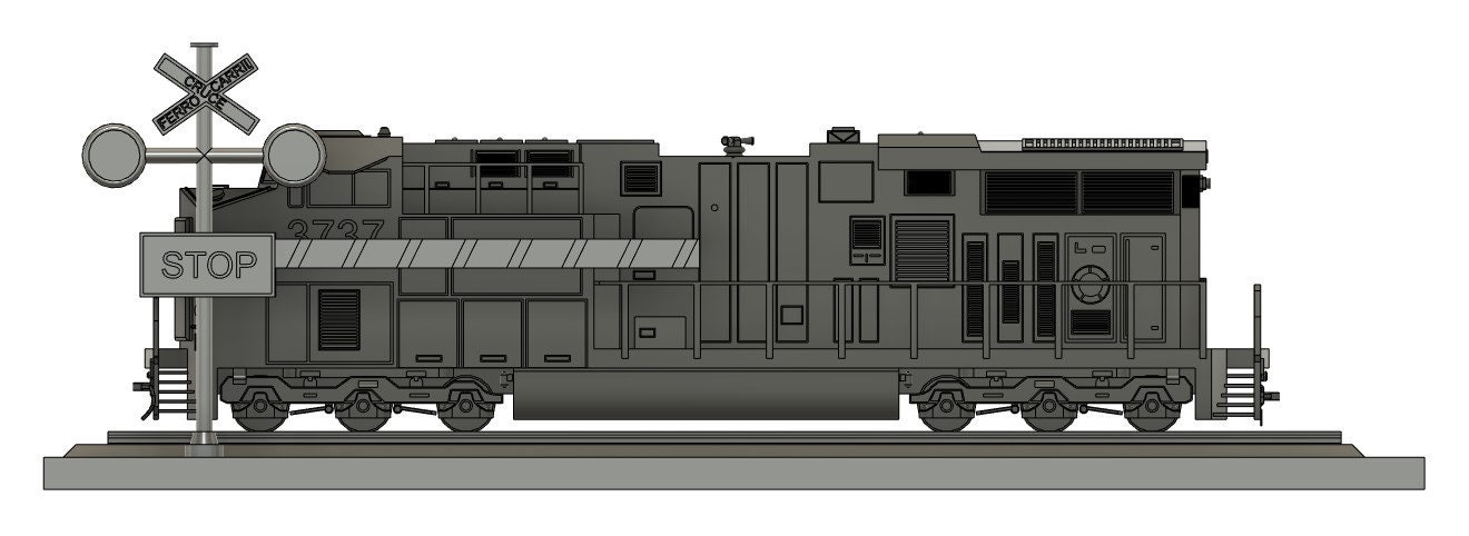 Locomotive, Ready to Print, STL File, 3D Printing, High Quality 3D ...