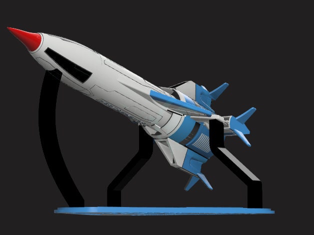Thunderbird Ship 1 - STL File, 3D Digital Printing STL File for 3D ...