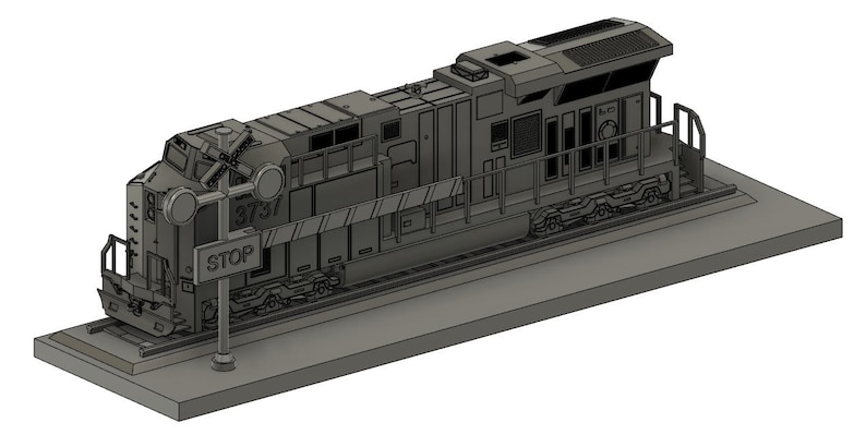 Locomotive, Ready to Print, STL File, 3D Printing, High Quality 3D ...