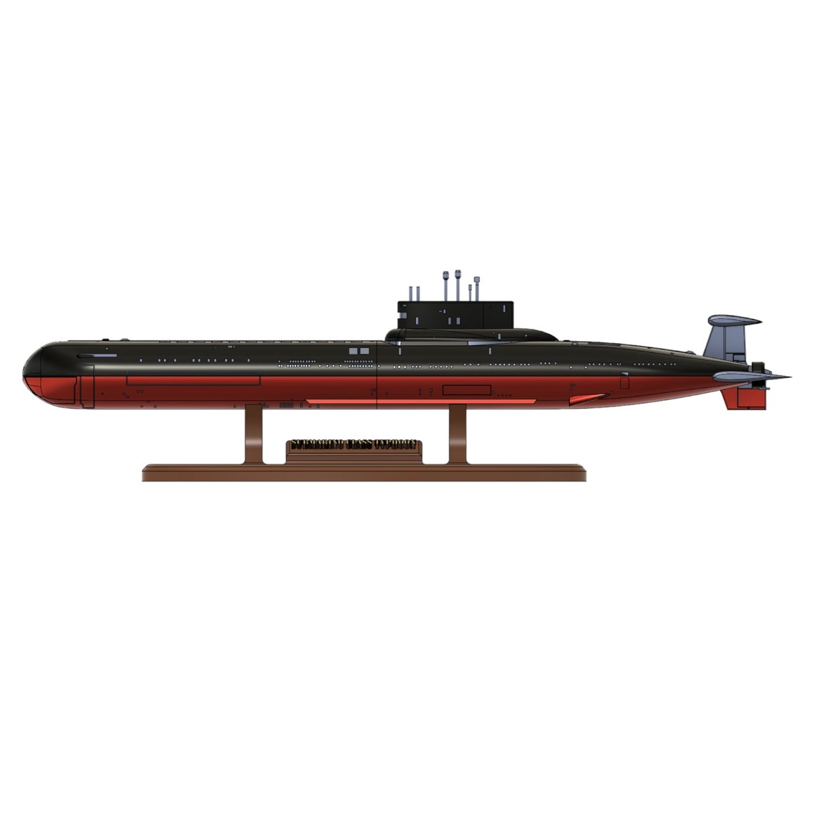 Typhoon Class Submarine - STL File, 3D Digital Printing STL File for 3D ...