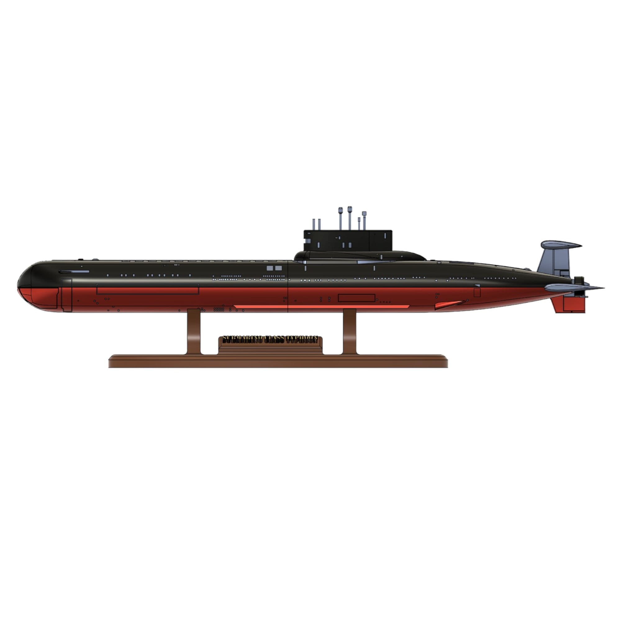 Typhoon Class Submarine - STL File, 3D Digital Printing STL File for 3D ...